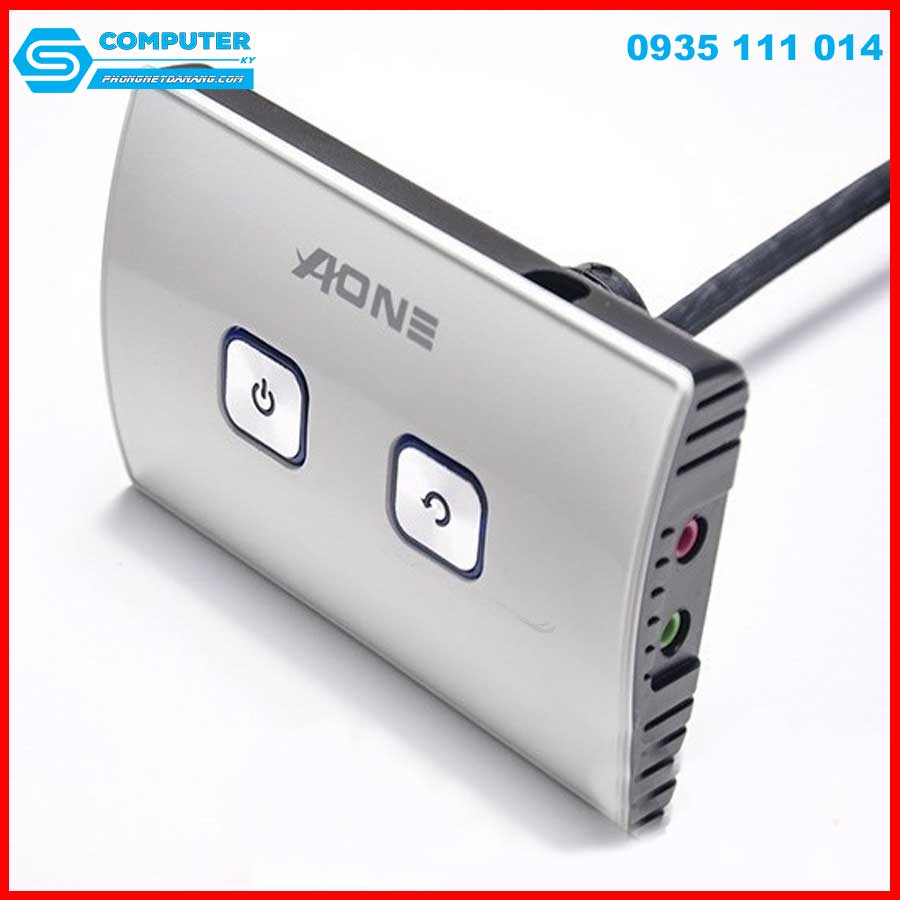 Nút Nguồn Phòng Net Aone Vuông dán - Sky Computer